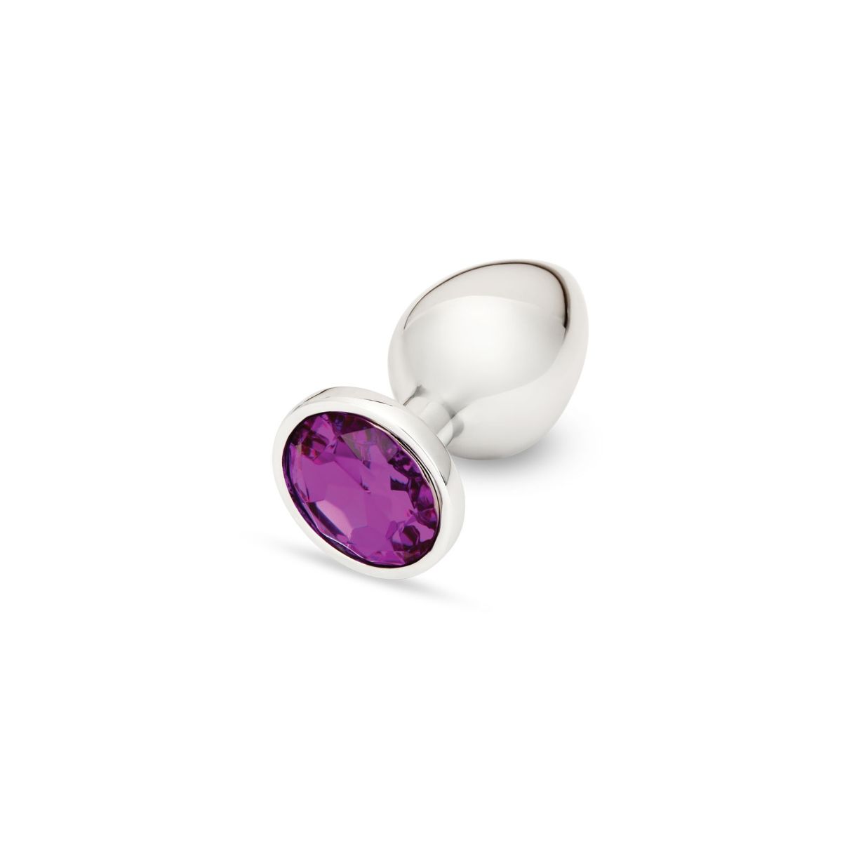 First Meta Title: Shop Crystal Jewels Metal Butt Plug Purple Large ...