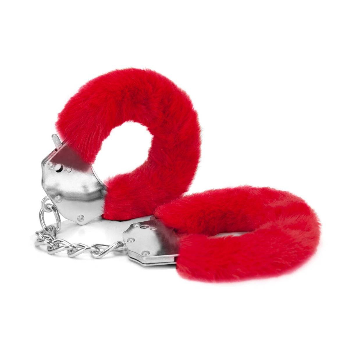 Buy Me You Us Furry Handcuffs Red | Simply Pleasure – Prowler